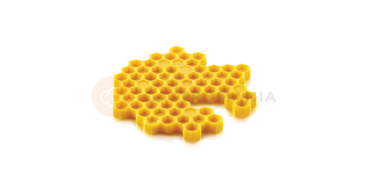 Silikónová forma na dokončenie 3D dezertov - včelí plást 2x 140x10 mm ...