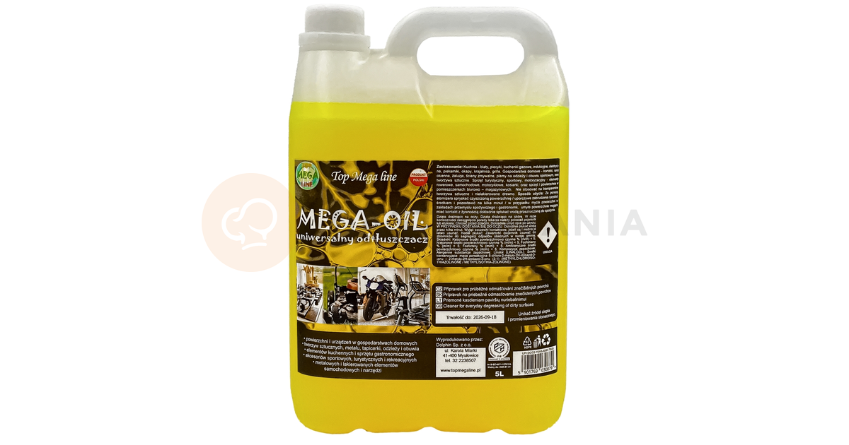 Odmasťovač 5 l | TOP MEGA LINE, MEGA Oil