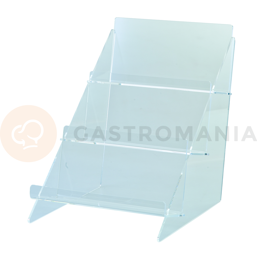 Stojan z plexiskla na tabuľky z čokolády - 245x300x290 mm - ET004 ...