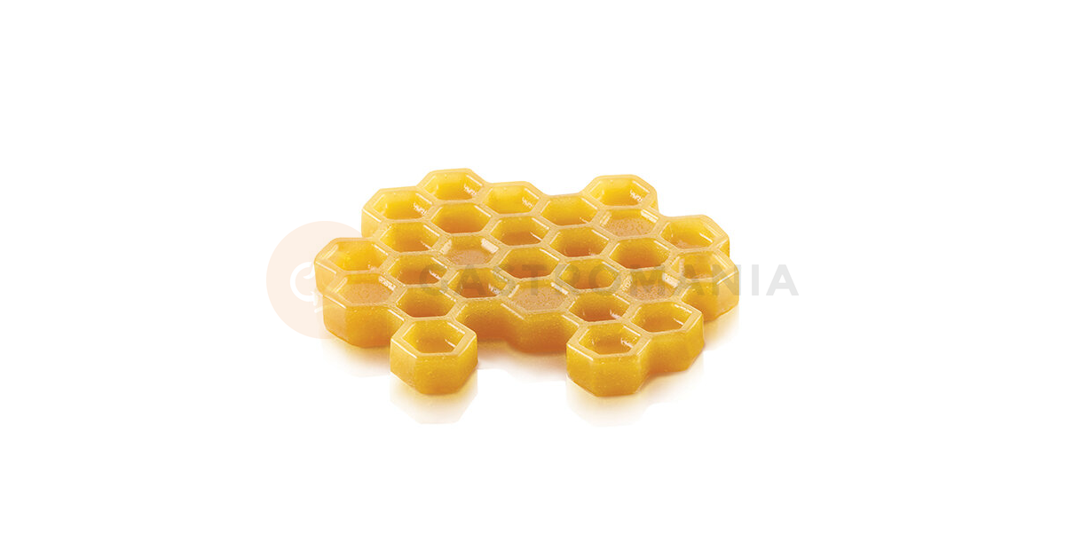 Silikónová forma na dokončenie 3D dezertov - včelí plást 6x 74x8 mm, 18 ...