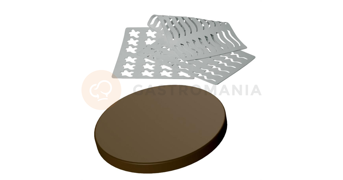 Silikonová forma na čokoládové dekorácie, priemer 42 mm - CHASIL18 ...